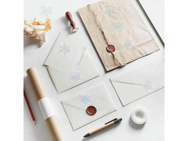 Click here for 500 Sheets per Roll Transparent Snowflake Stickers... prices