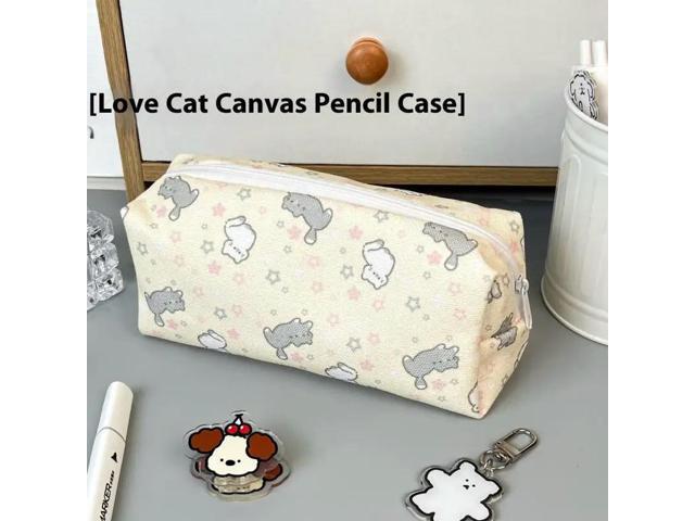 Click here for Simple Cute Cartoon Cat Pattern Pencil Case Statio... prices