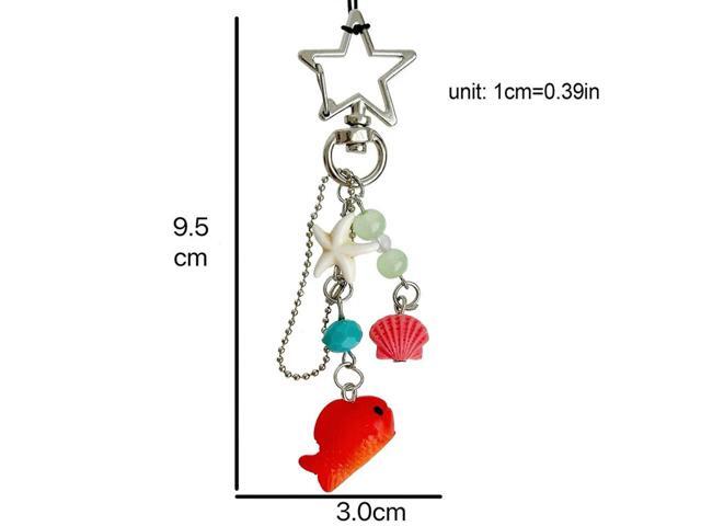 Click here for 1pc Y2K Goldfish Phone Chain Cute Ocean Themed Bea... prices