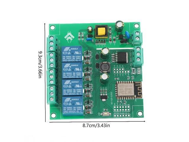 Click here for 1pc ESP8266 4 Channel Relay Module AC-DC Switching... prices