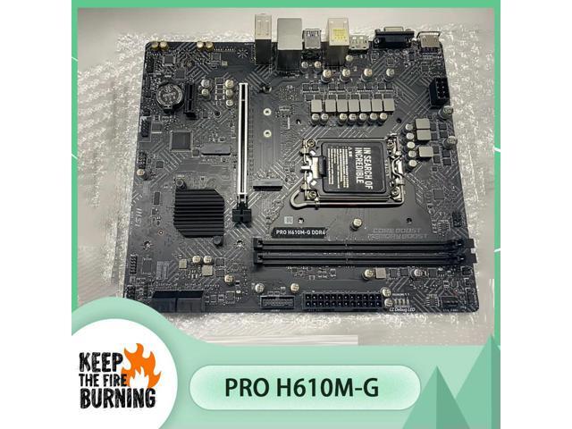 Click here for For M-IS PRO H610M-G DDR4 LGA 1700 Motherboard H61... prices