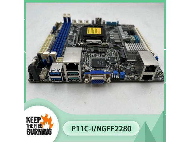 Click here for Workst-ation Motherboard P11C-I/NGFF2280 mini-ITX... prices