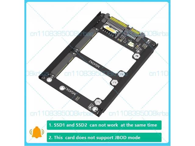 Click here for For Dual mSATA to SATA 3.0 Expansion Card  SSD Har... prices