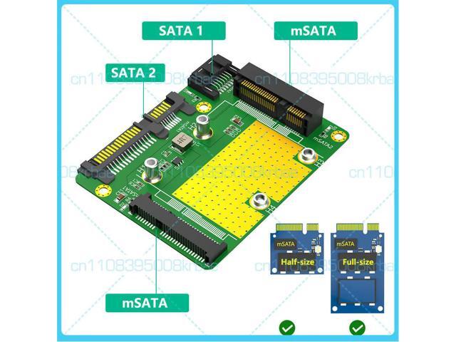 Click here for For MSATA SSD Adapter Card For Dual MSATA to SATA3... prices