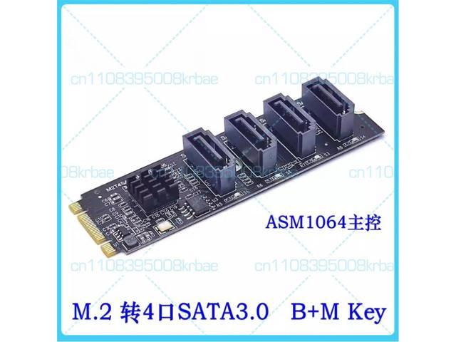 Click here for For M.2 KEY-M NVME PCI-E to 4-Port SATA 3.0 Expans... prices