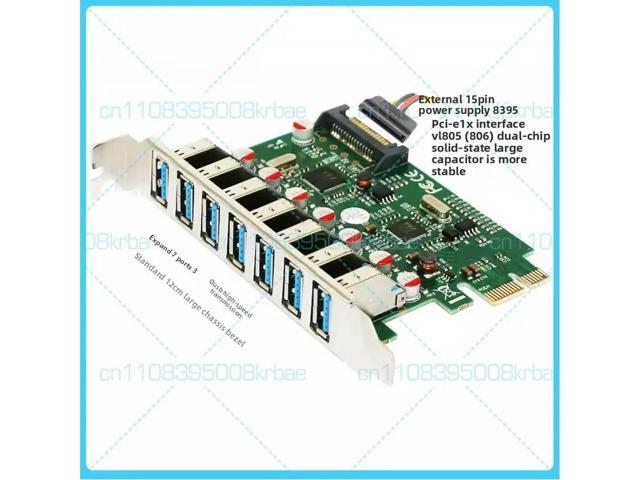 Click here for For 7-Port USB 3.0 Expansion Card PCI-E to 7-Port... prices