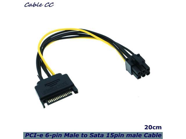 Click here for SATA Power Cable  (2 Pack) SATA 15 Pin to 6 Pin PC... prices