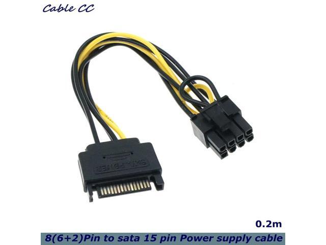 Click here for SATA 15 Pin to 8 Pin (6+2 Pin) Male Video Card Pow... prices