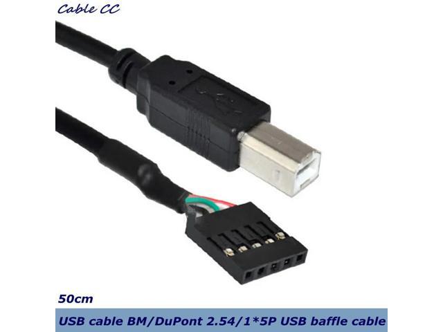 Click here for DuPont 5-pin 2.54 USB 2.0 type B male printer PCB... prices