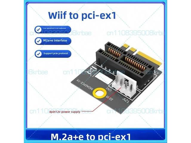 Click here for For M.2 NGFF to PCIe x1 Slot Adapter (A+E-KEY)  4-... prices