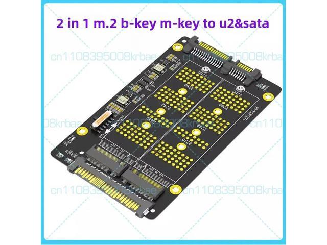 Click here for 2-in-1 M.2 NVMe PCI-E SSD to U.2 SFF-8639 SATA Ada... prices