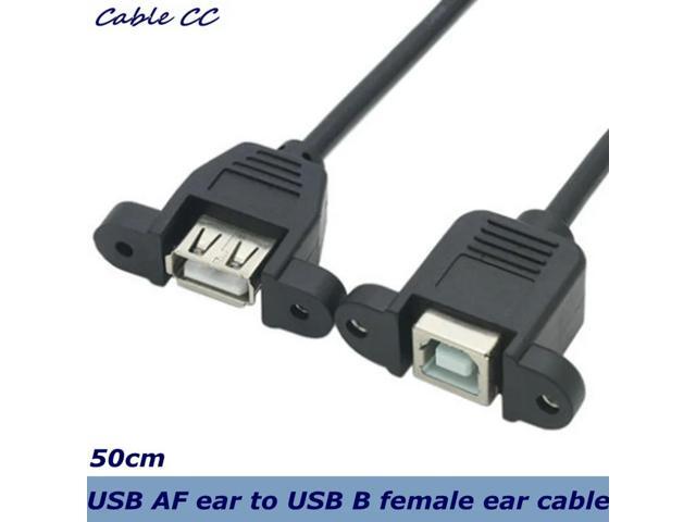 Click here for 0.5m USB 2.0 A female to B female socket panel mou... prices