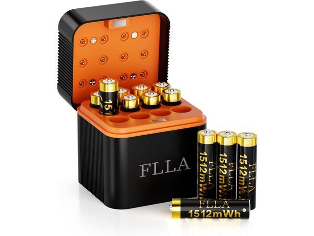 Click here for Flla Rechargeable AAA Lithium Batteries  12 Pack 1... prices