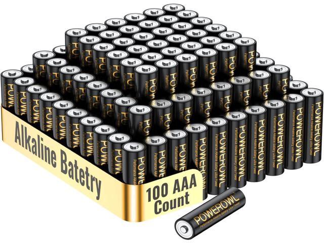 Click here for POWEROWL High-Capacity Alkaline AAA Batteries 100... prices