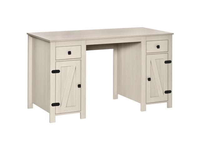 Click here for HOMCOM Farmhouse Computer Desk with Storage  Home... prices