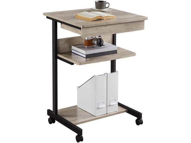Click here for Yaheetech Rolling Computer Desk with Drawer & Keyb... prices