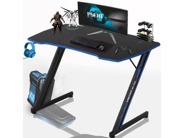 Click here for Computer Gaming Desk Z Shaped Ergonomic Gaming Tab... prices