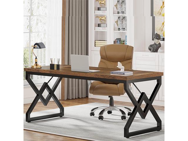 Click here for Tribesigns 63 Large Industrial Executive Desk with... prices