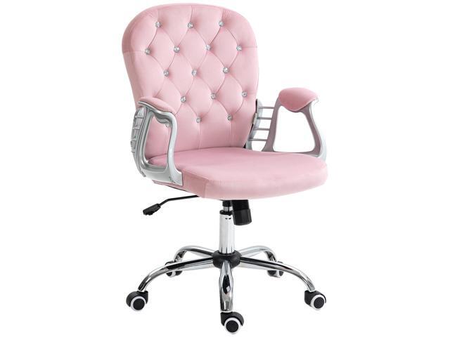 Click here for Vinsetto Velvet Home Office Chair  Button Tufted D... prices