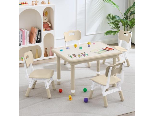Click here for Kids Table and 4 Chairs Set  Height Adjustable (17... prices
