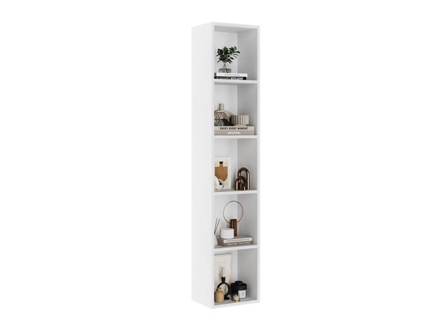 Click here for oneinmil Tall Narrow Bookshelf  5-Tier Cube Displa... prices