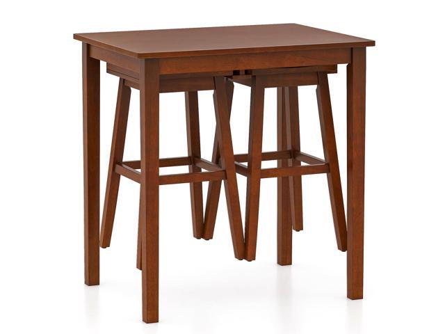 Click here for Giantex Bar Table and Chairs Set - 3-Piece Counter... prices