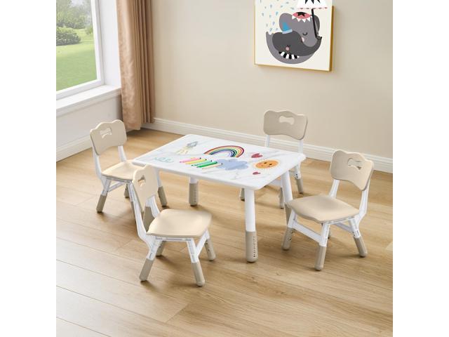 Click here for Adjustable Kids Table and 4 Chair Set  Height Adju... prices