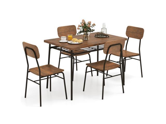 Click here for Giantex 5-Piece Dining Table Set  Kitchen Table Ch... prices