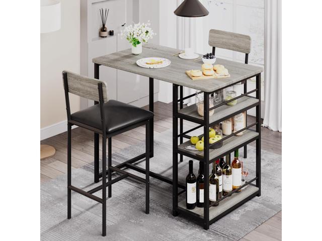 Click here for 3-Piece Bar Table Set for 2  Compact Dining Table... prices