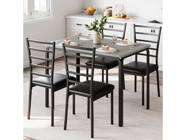 Click here for IDEALHOUSE 5-Piece Kitchen Dining Room Table Chair... prices