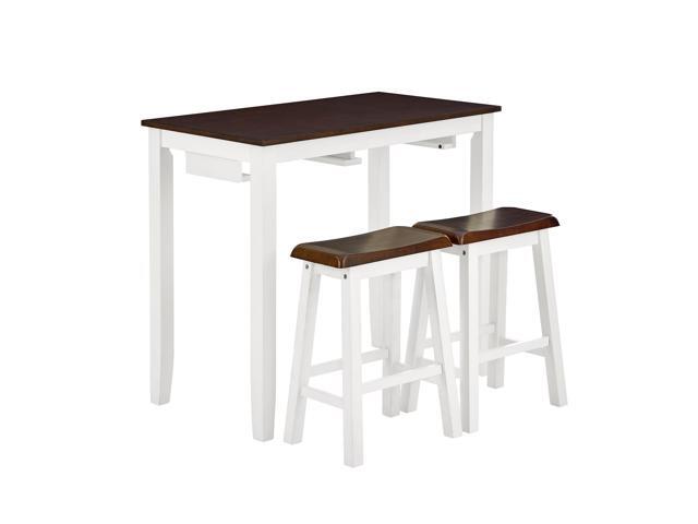 Click here for Bar-Style Counter Height Dining Table Set with 2 S... prices
