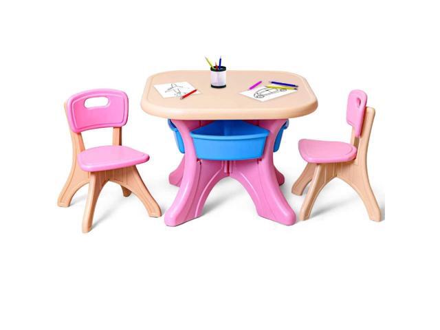Click here for Costzon Kids Table and Chairs  3 PCS Activity Desk... prices