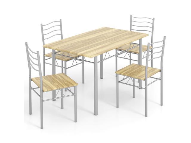 Click here for Giantex Modern 5 Piece Dining Table Set for 4 Chai... prices