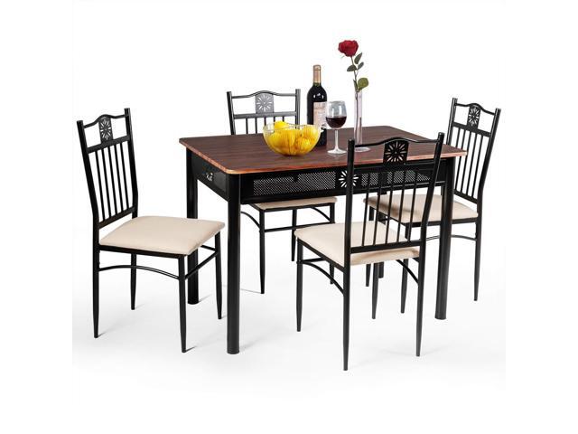 Click here for Tangkula 5 Pieces Dining Table and Chairs Set  Vin... prices