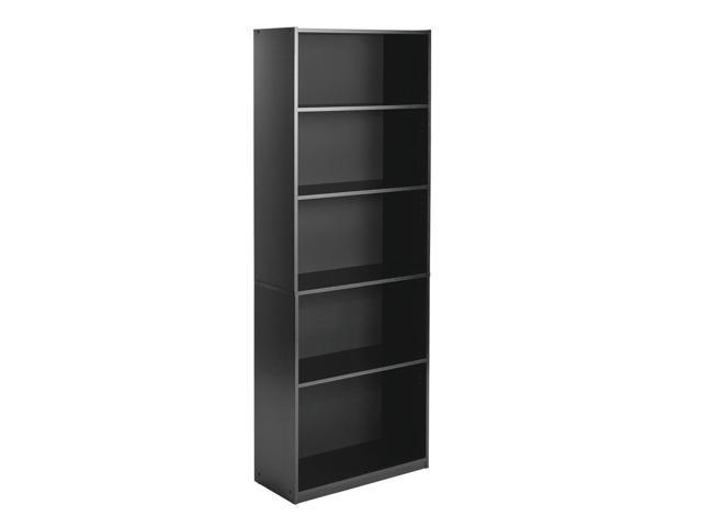 Click here for Mainstay` 71 5-Shelf Standard Bookcase (Black) prices