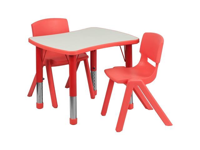 Click here for EMMA + OLIVER 21.875 W x 26.625 L Red Plastic Acti... prices