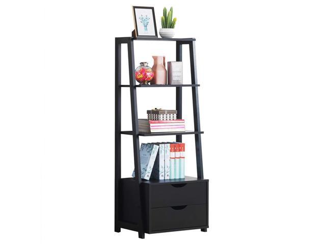 Click here for Tangkula 4-Tier Ladder Shelf with 2 Drawers  52.5... prices