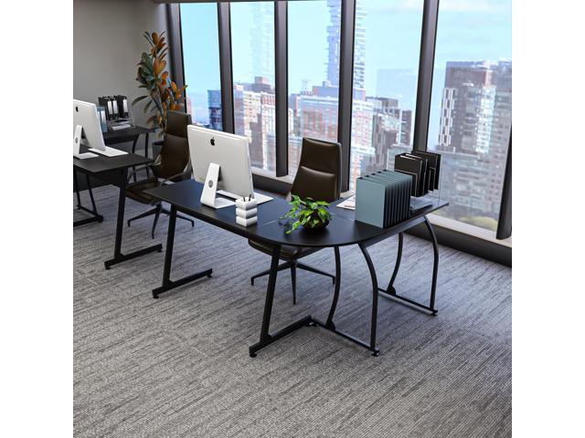 Click here for ZENY 58 L-Shaped Gaming Desk Computer Corner Desk... prices