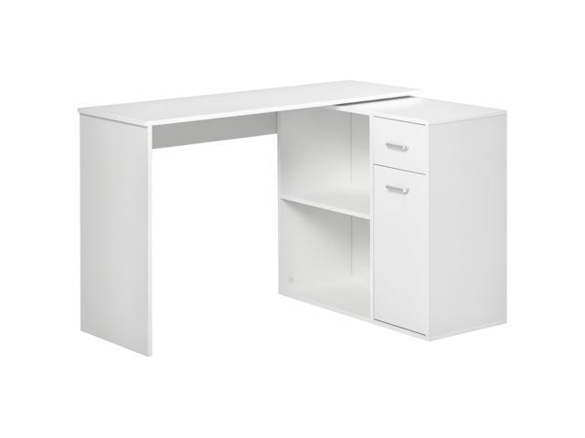 Click here for HOMCOM L Shaped Computer Desk  180° Rotating Corne... prices