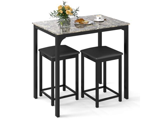 Click here for Giantex 3 Pcs Dining Table and Chairs Set with Fau... prices