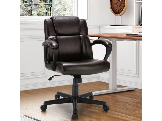 Click here for Giantex Leather Executive Chair  Ergonomic Mid Bac... prices