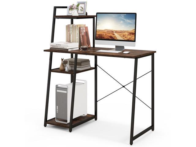 Click here for COSTWAY Computer Desk with 4-Tier Storage Shelves... prices