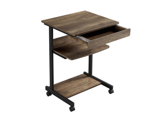 Click here for Yaheetech Small Rolling Computer Desk with Storage... prices