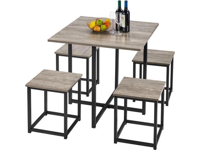 Click here for Yaheetech Dining Table Set for 4 Industrial Kitche... prices