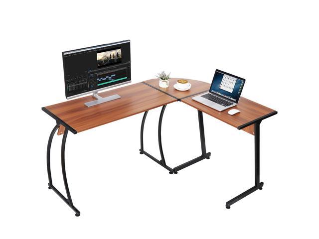 Click here for Saicool Modern L-Shaped Home Office Desk with Roun... prices
