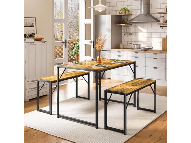 Click here for Bealife Dining Table Set for 4 with Metal Frame an... prices