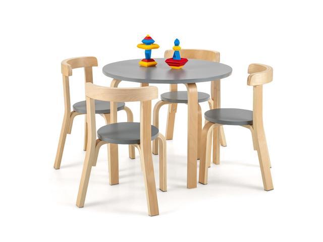 Click here for Costzon Kids Table and Chair Set  5-Piece Wooden A... prices