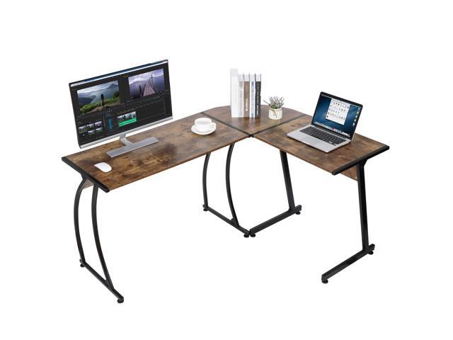 Click here for ZENY 58 L-Shaped Gaming Computer Corner Desk - Rev... prices