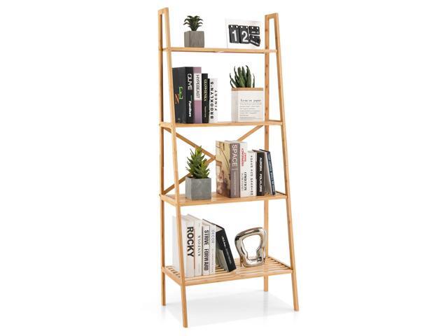 Click here for Giantex 4-Tier Bamboo Bookshelf  Multifunctional S... prices