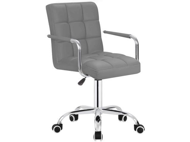 Click here for JUMMICO Modern Office Vanity Chair - PU Leather Mi... prices